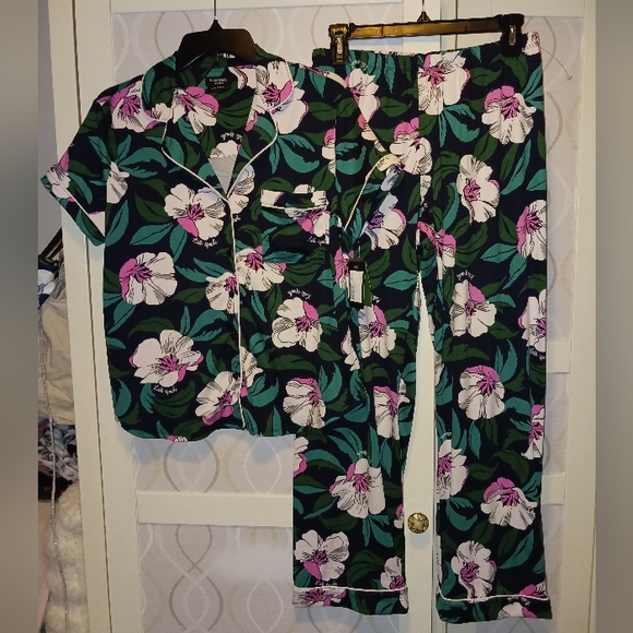 kate spade | Intimates & Sleepwear | Kate Spade Floral Pajamas Set Pj ...